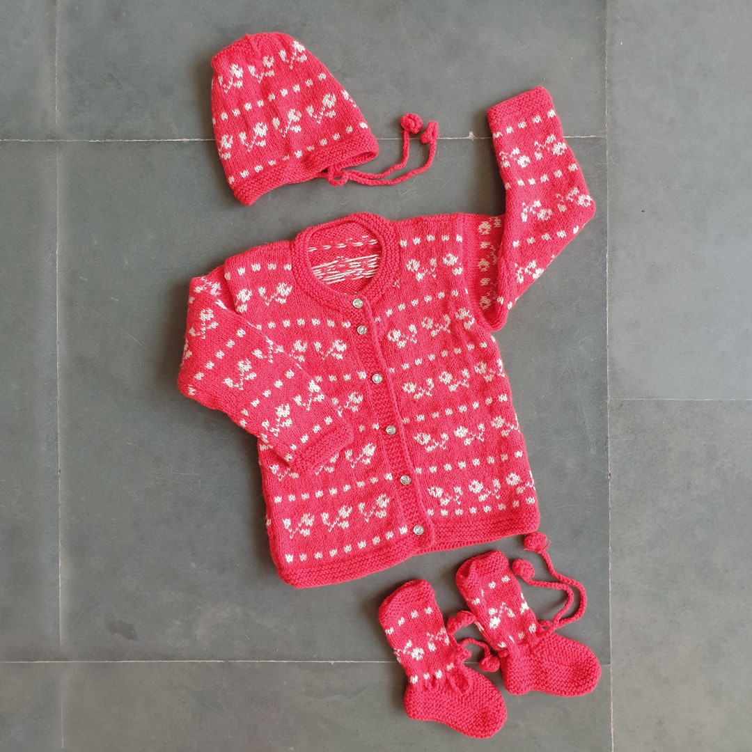 Comfortable Handmade Kids Babies Sweater Clothing Set Kids - Etsy