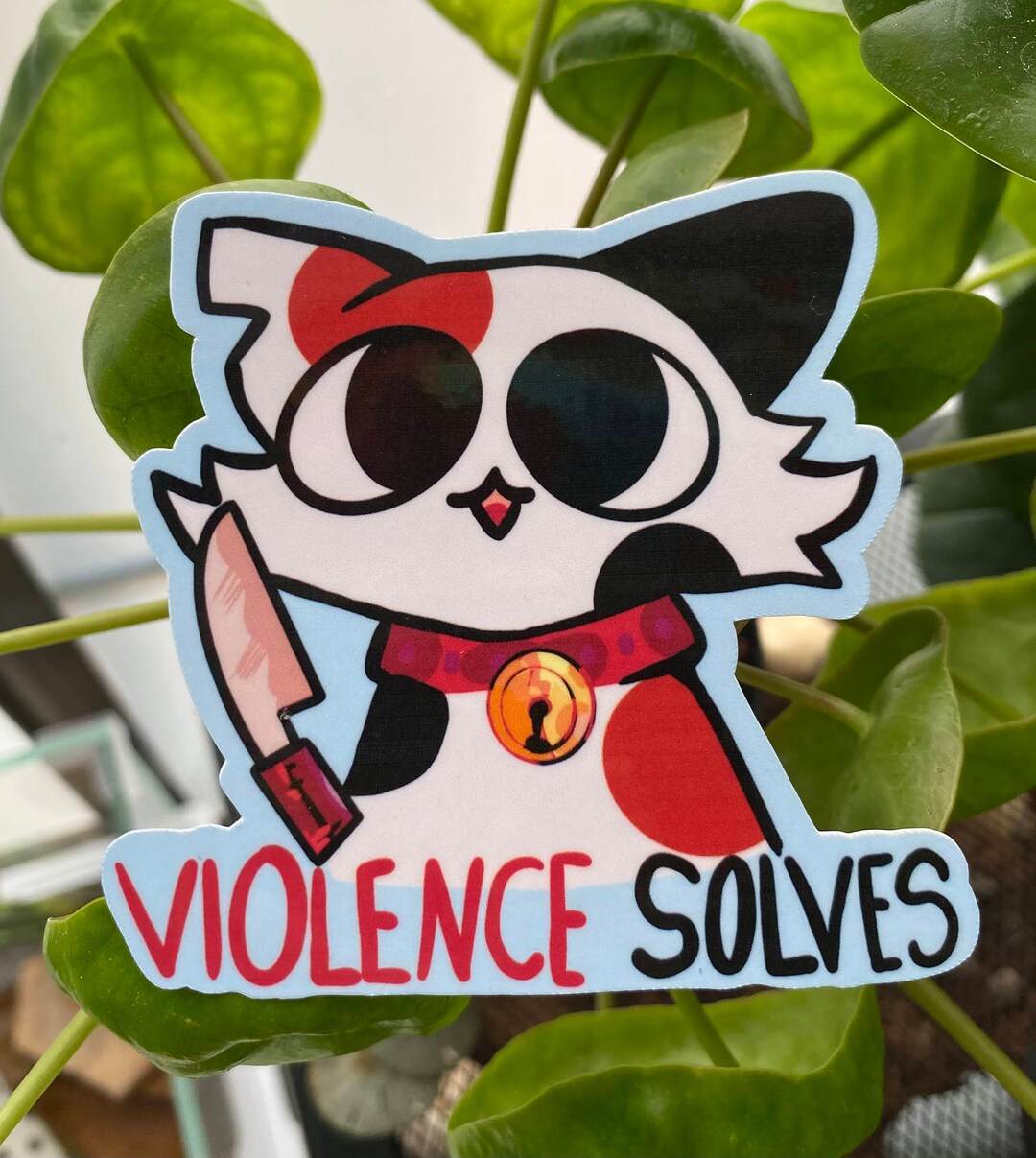 Killer Kitty Cat Sticker: Waterproof Laptop Decal - Etsy