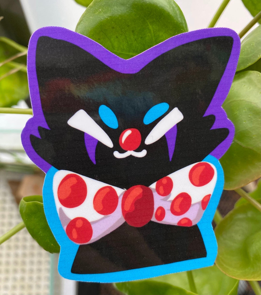 Clown Cat Sticker Pack, Waterproof Laptop Decals - Etsy