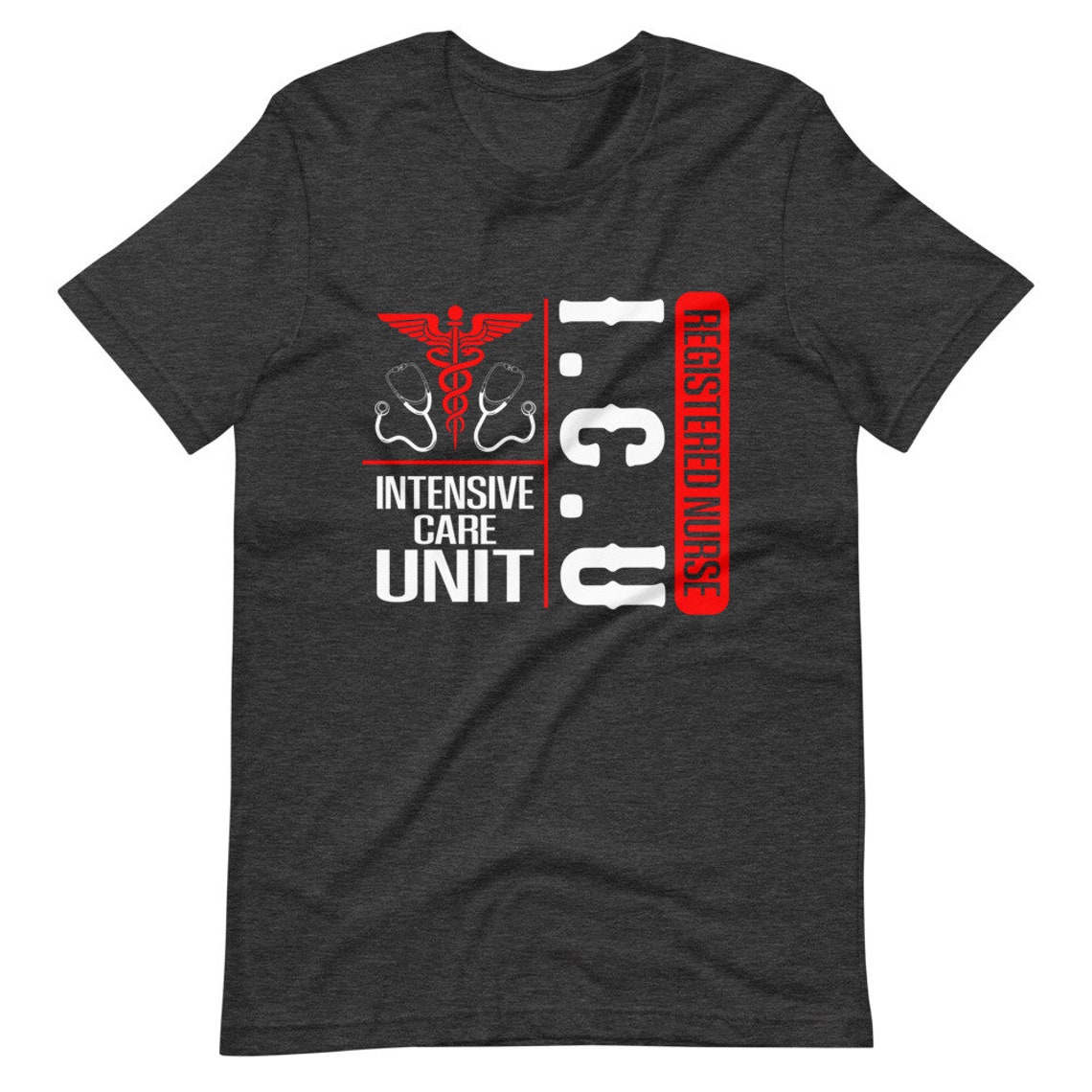 Intensive Care Unit ICU RN Shirt Nurse Gift Essential Worker Healthcare ...