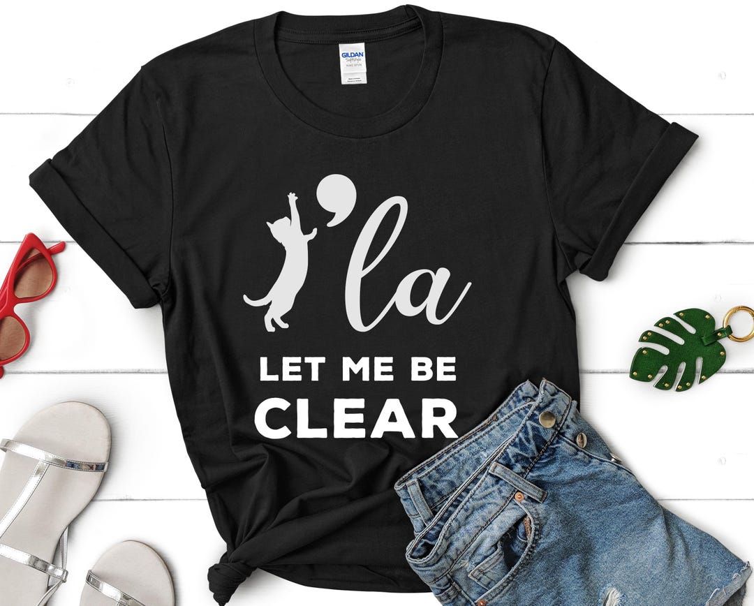 Kamala Harris T-shirt, Be Clear, Debate 2024, Democrat Political Tee ...