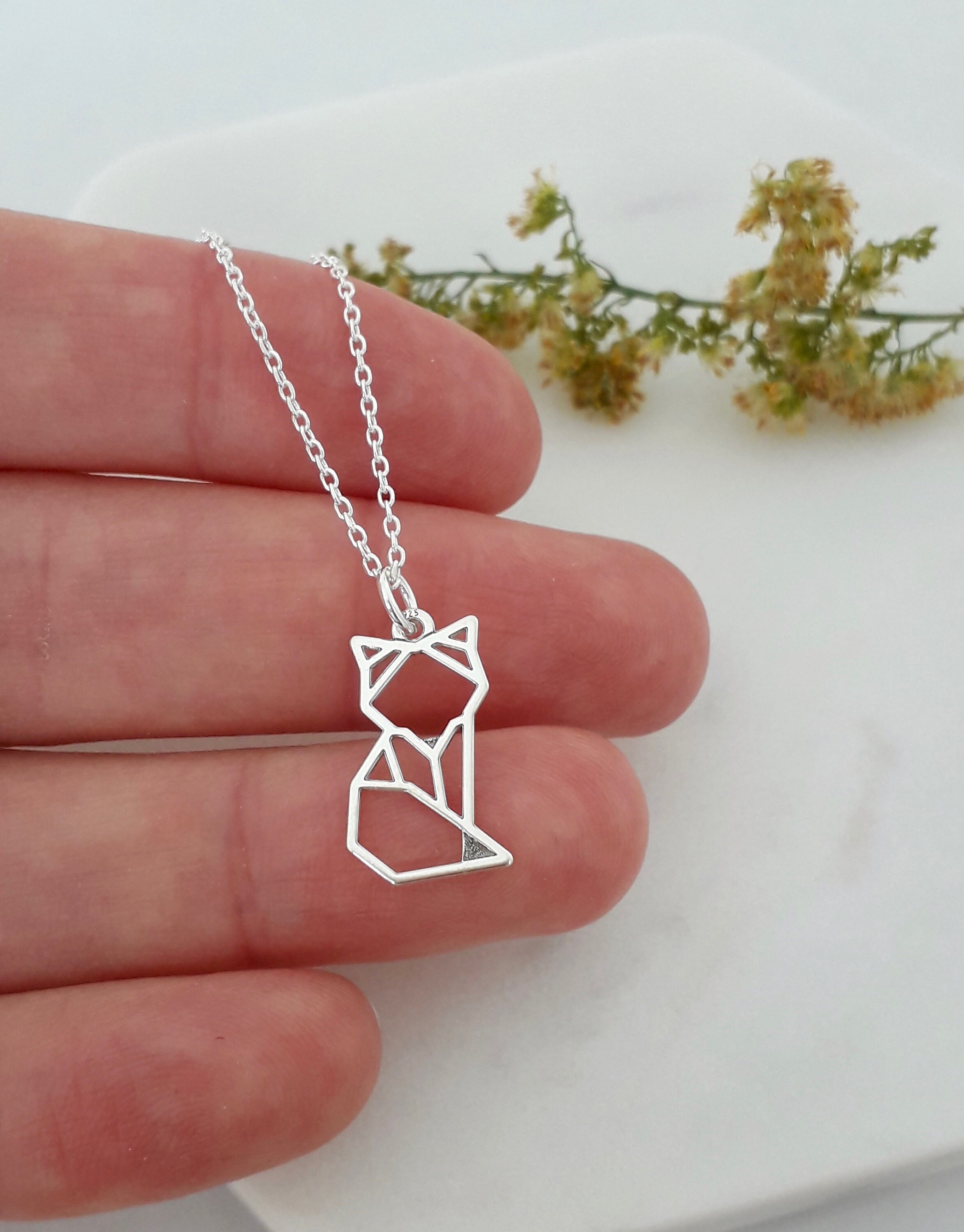Fuchs Kette 925er Sterling Silber | Etsy