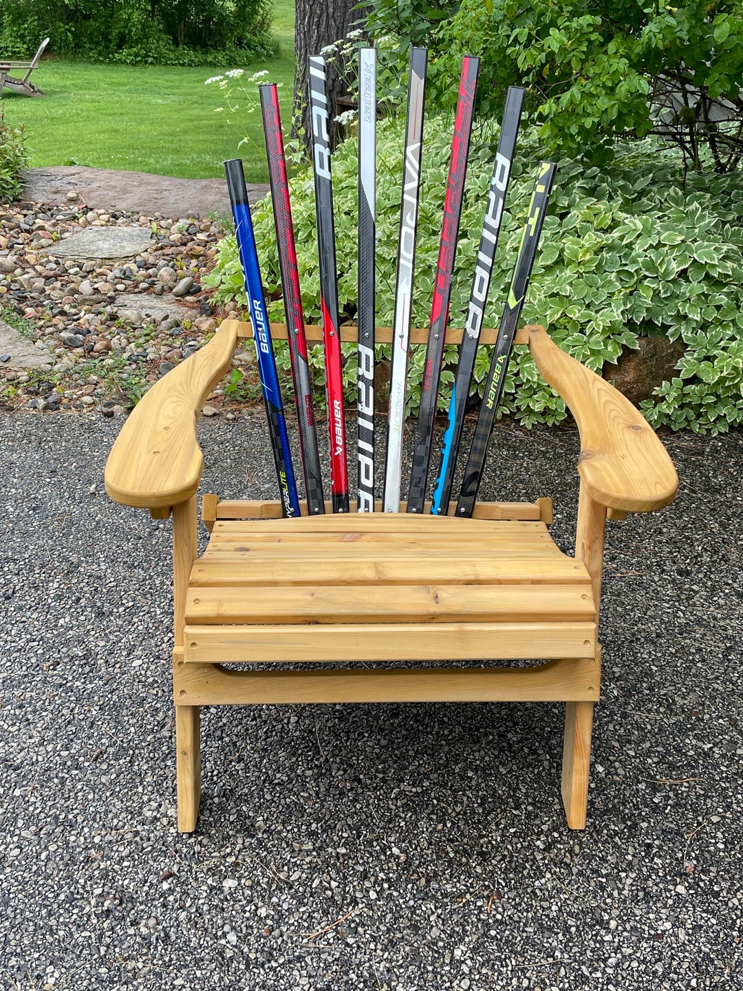 Folding Hockey Stick Adirondack Chair - Etsy