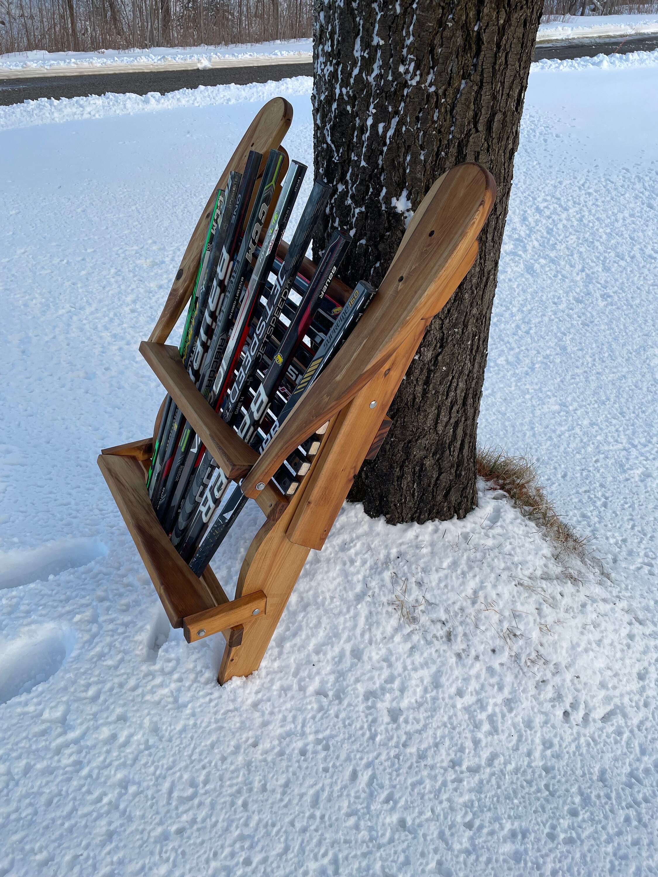 Folding Hockey Stick Adirondack Chair - Etsy