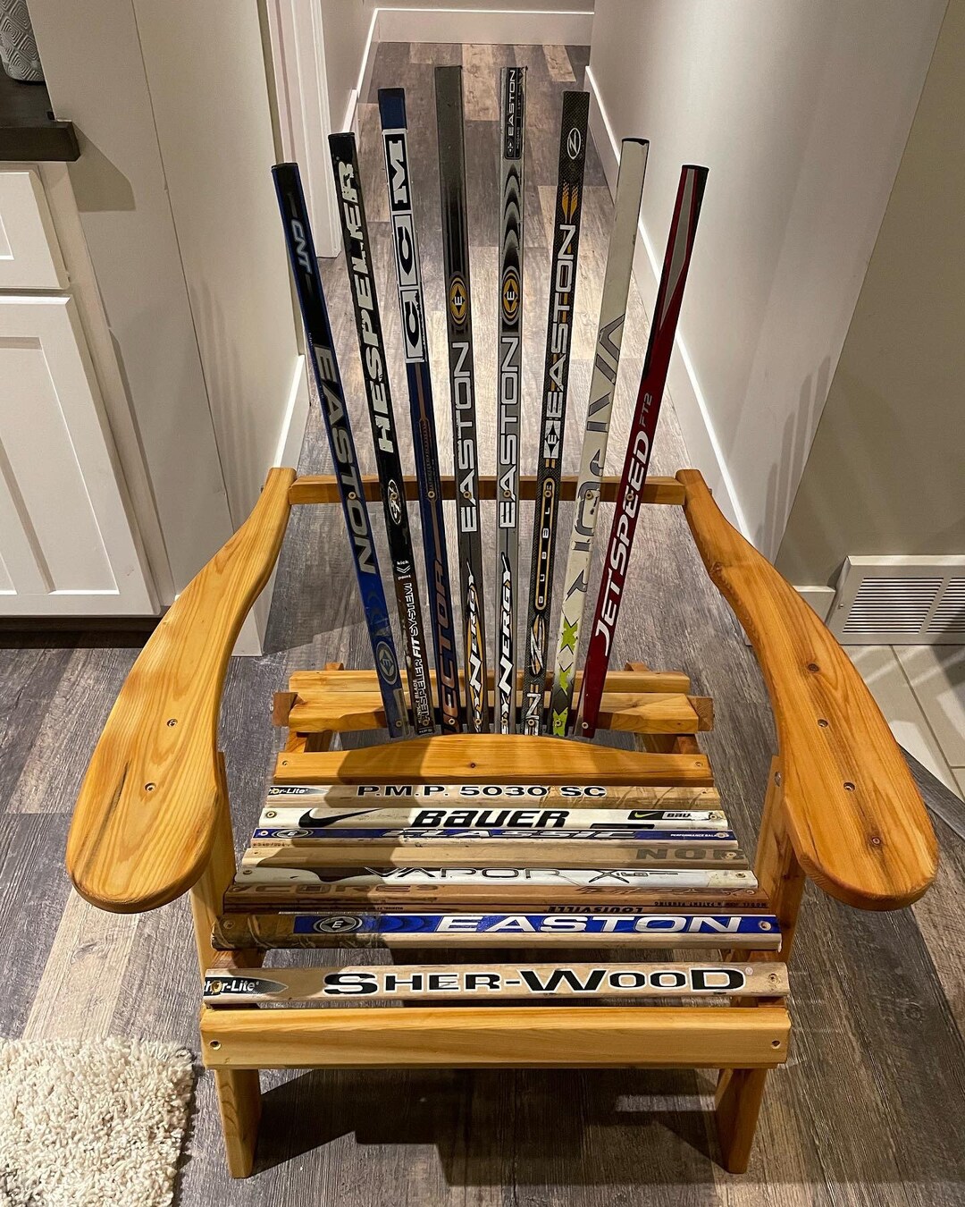 Folding Hockey Stick Adirondack Chair - Etsy
