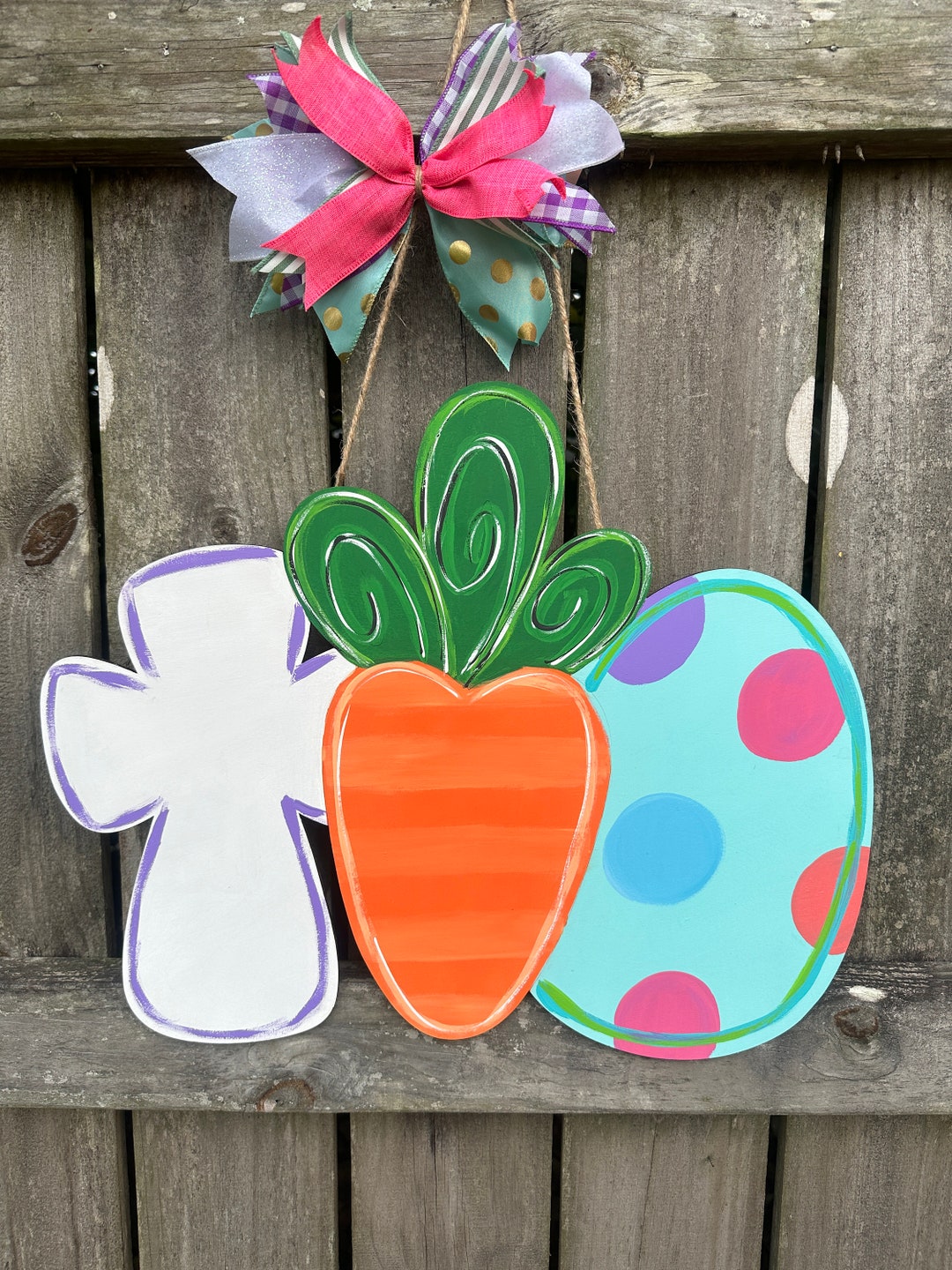 Easter Door Hanger | Religious Door Hanger | Easter Door Sign | Easter ...