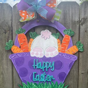 Easter Bunny Door Hanger | Easter Door | Bunny | Happy Easter | Easter ...