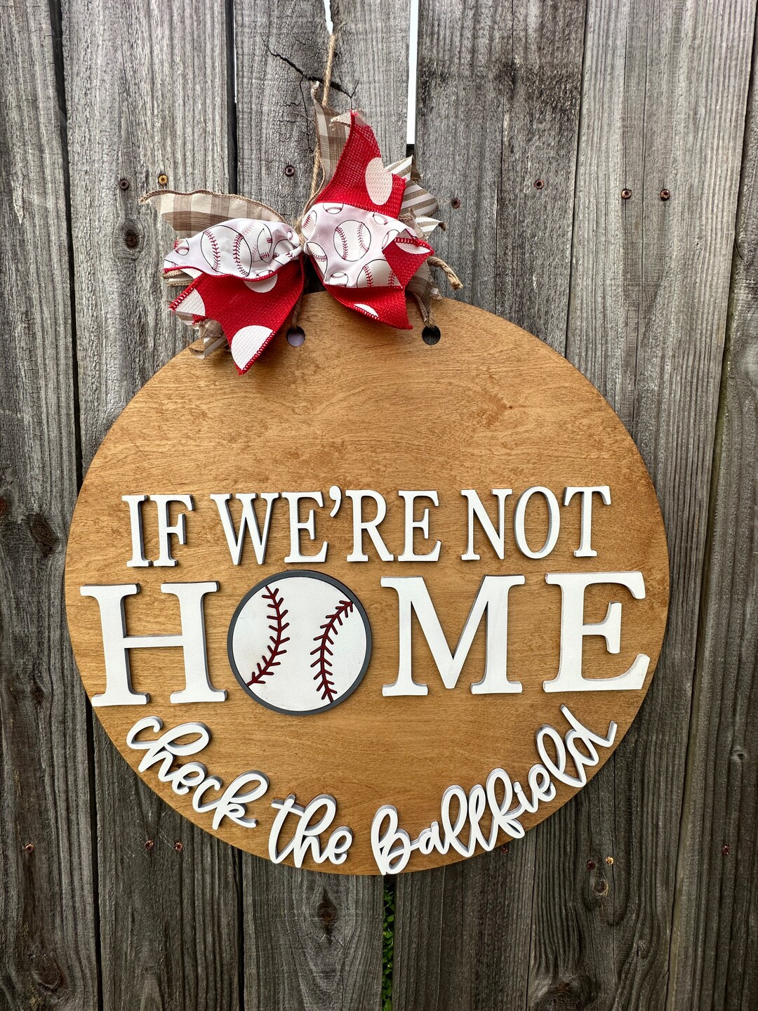 Ball Field Door Hanger | Baseball Door Hanger | Travel Ball Door Hanger ...