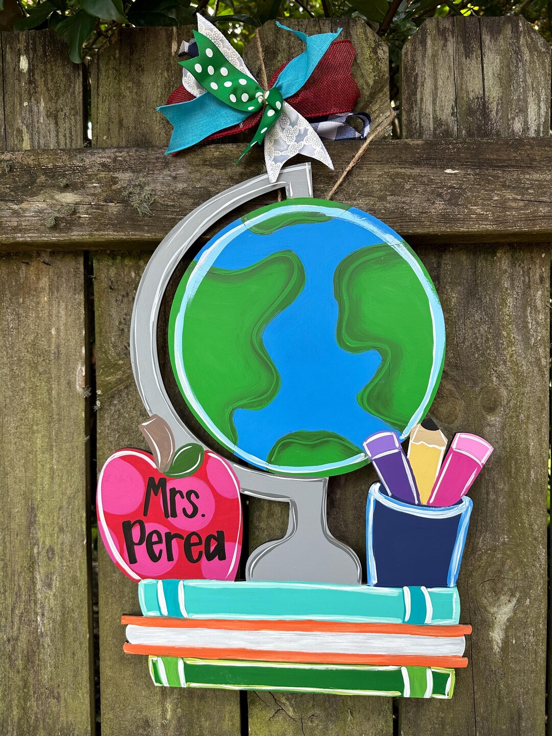 Personalized Teacher Door Hanger | Teacher Door Hanger | School Door ...