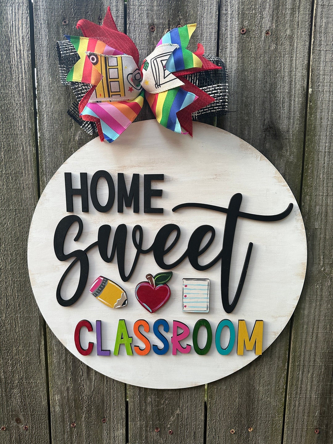 Teacher Door Hanger | Classroom Door Hanger | Teacher Door Sign ...