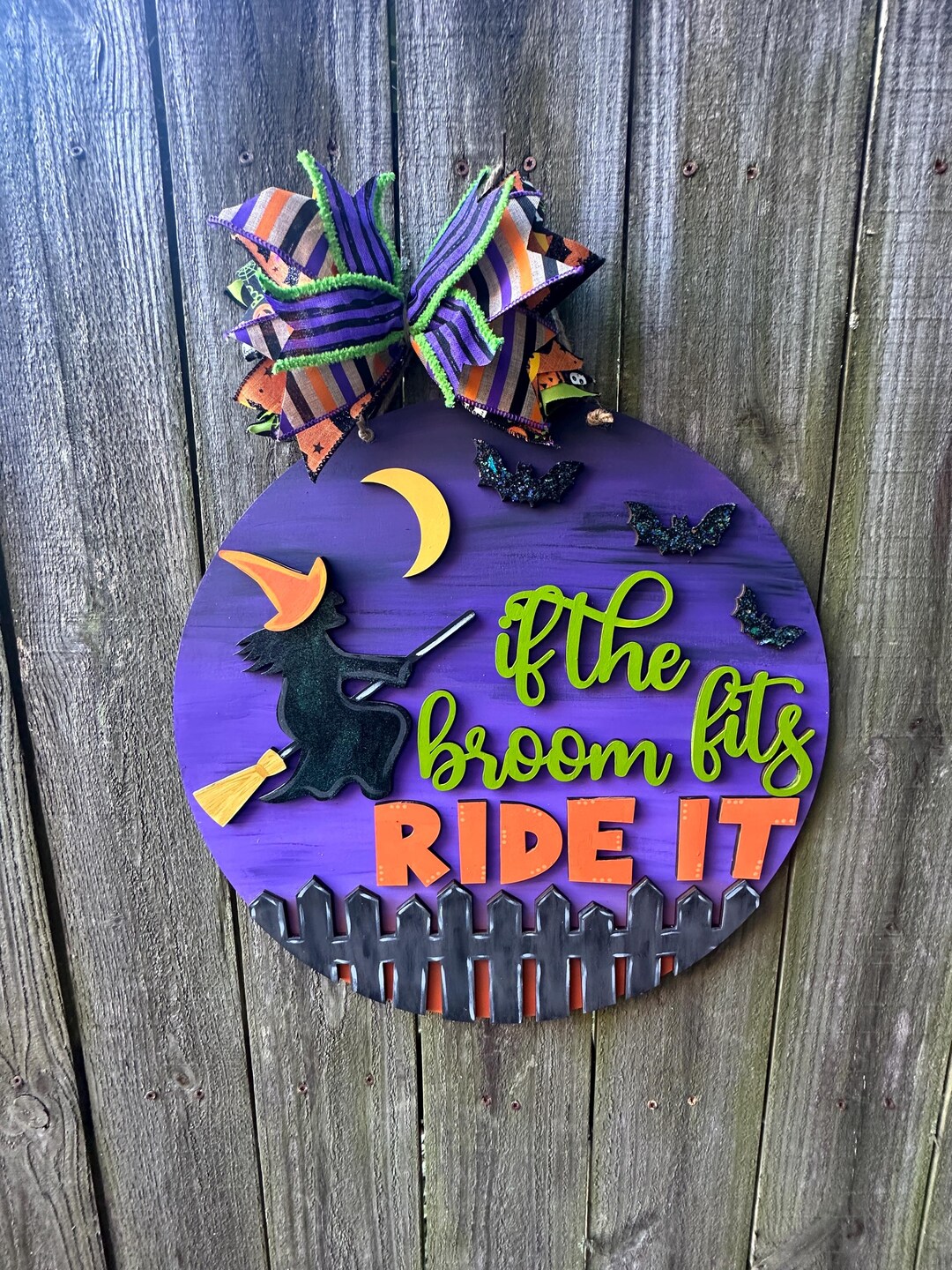 Halloween Door Hanger | Witch Door Sign | Spooky Door Sign | Witches ...