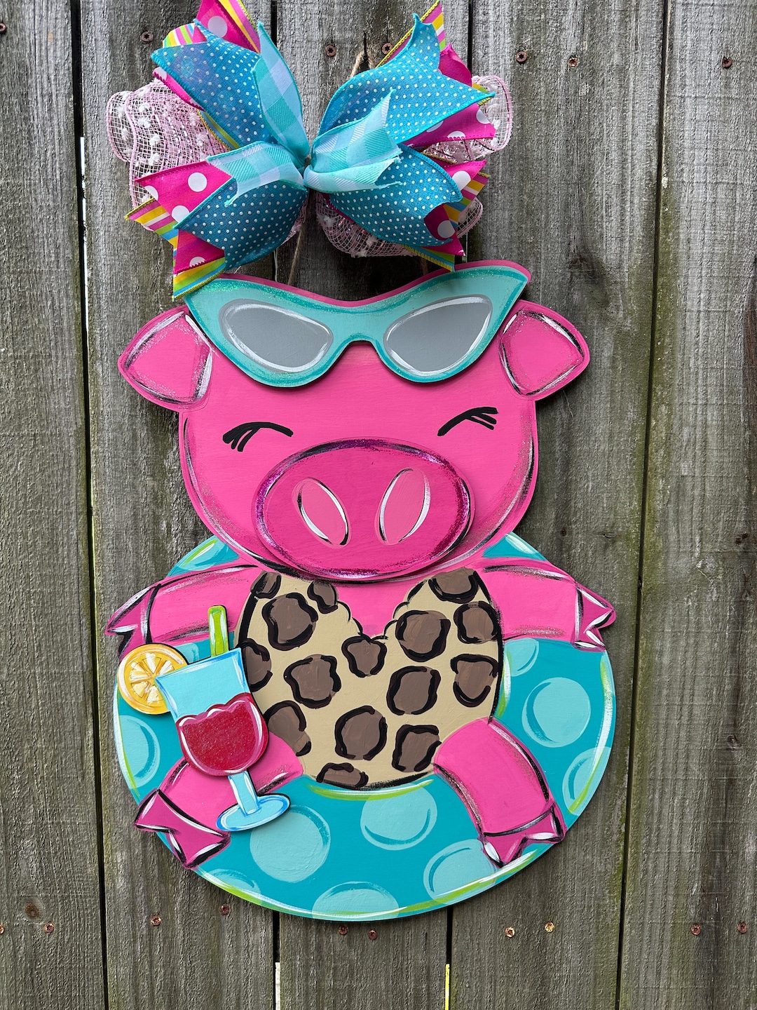 Hello Summer Pool Float Door Hanger: Beach Condo Decor - Etsy