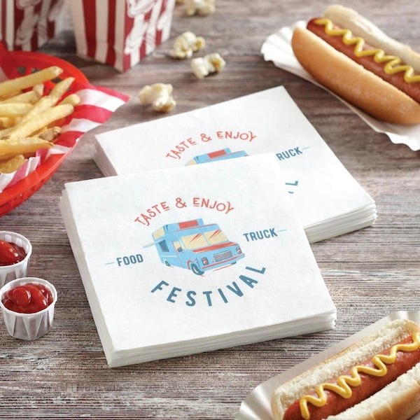 Custom Logo Napkins - Etsy