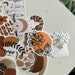 10-20 Random Beige Stickers Aesthetic Stickers Beige - Etsy UK