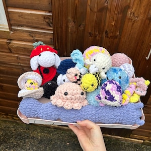 Crochet Mystery Box, Crochet Plushies, Mystery Plushies, Handmade ...