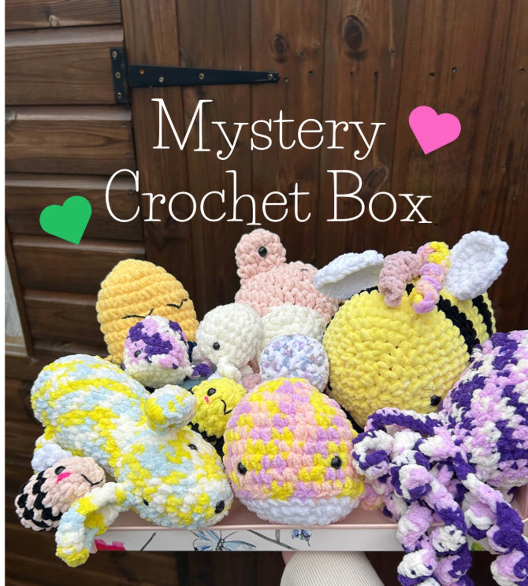 Crochet Mystery Box, Crochet Plushies, Mystery Plushies, Handmade ...