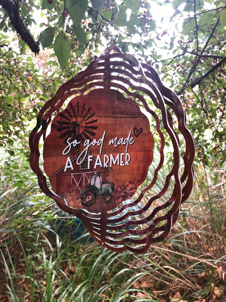 So God Made A Farmer Sign Metal Farm Sign Outdoor Farmer - Etsy