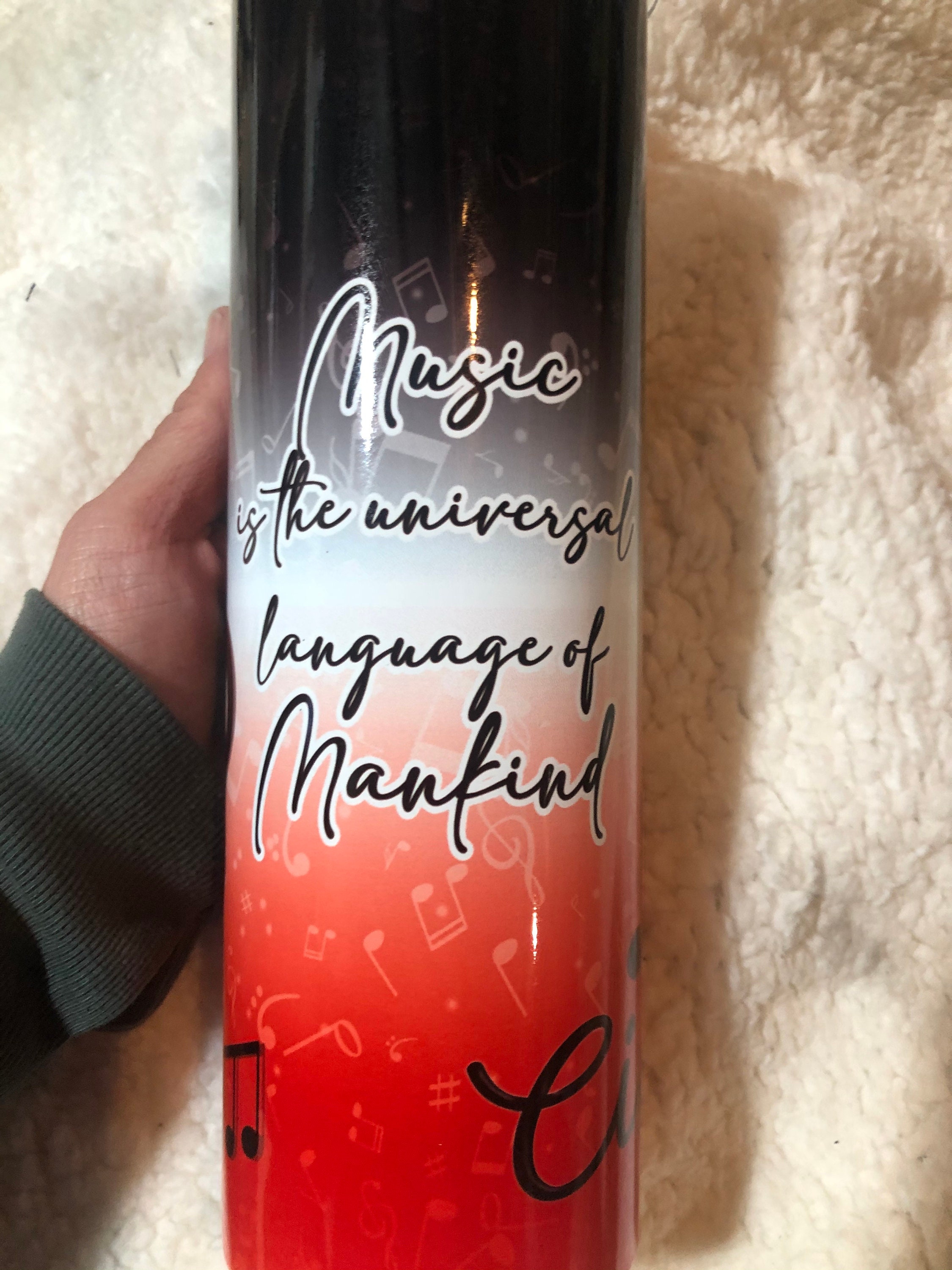 Personalized Music Tumbler Gift for Musician Music Gift - Etsy