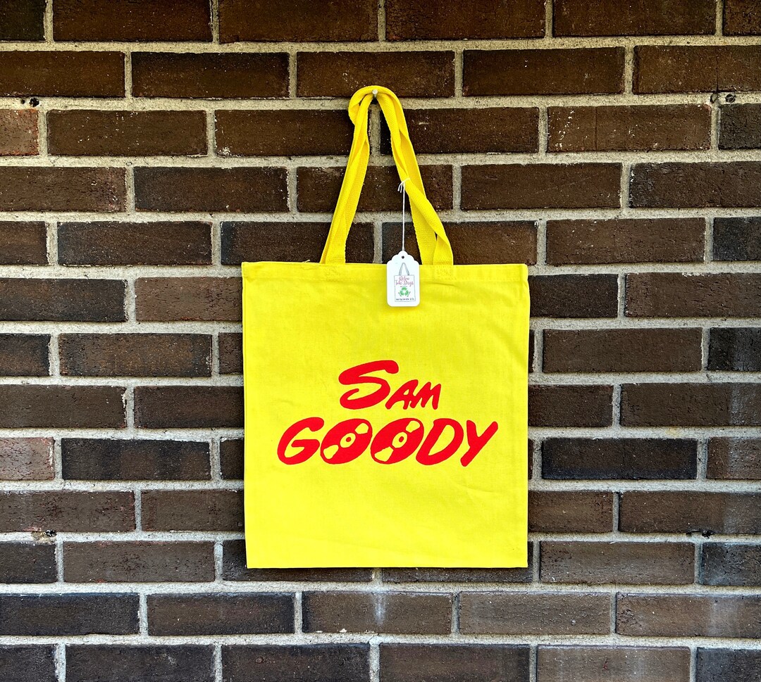 Sam Goody Logo, Heavy 12oz, Reusable, Medium Size, Shopping Tote Bag ...