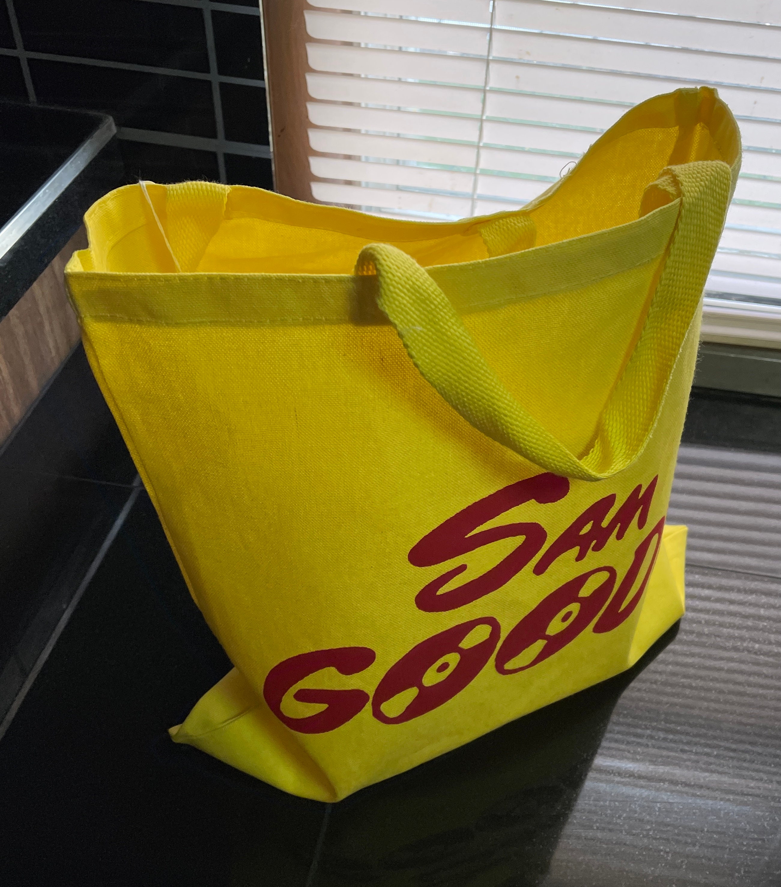 Sam Goody Logo, Heavy 12oz, Reusable, Medium Size, Shopping Tote Bag ...