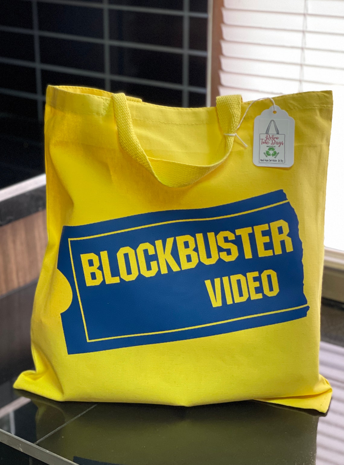 Blockbuster Logo heavy 12oz reusable medium size shopping | Etsy