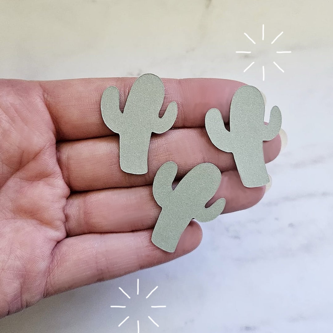 Cactus Confetti 100 Pieces Baby Shower Cowboy Party Table Scatter ...