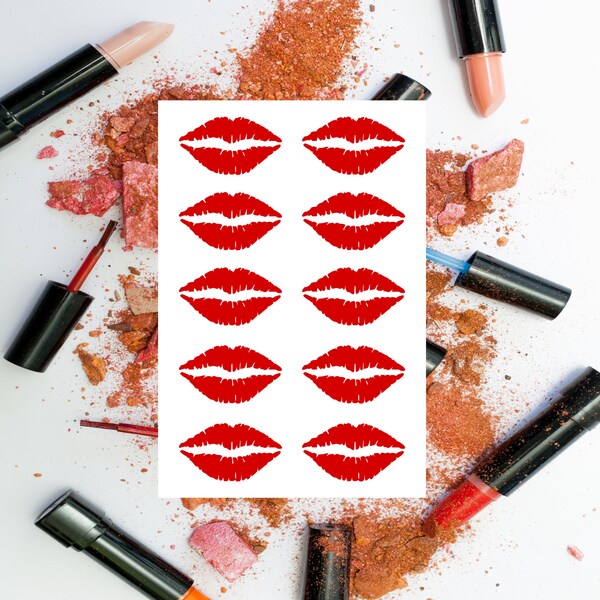 Sexy Kiss Stickers - Etsy