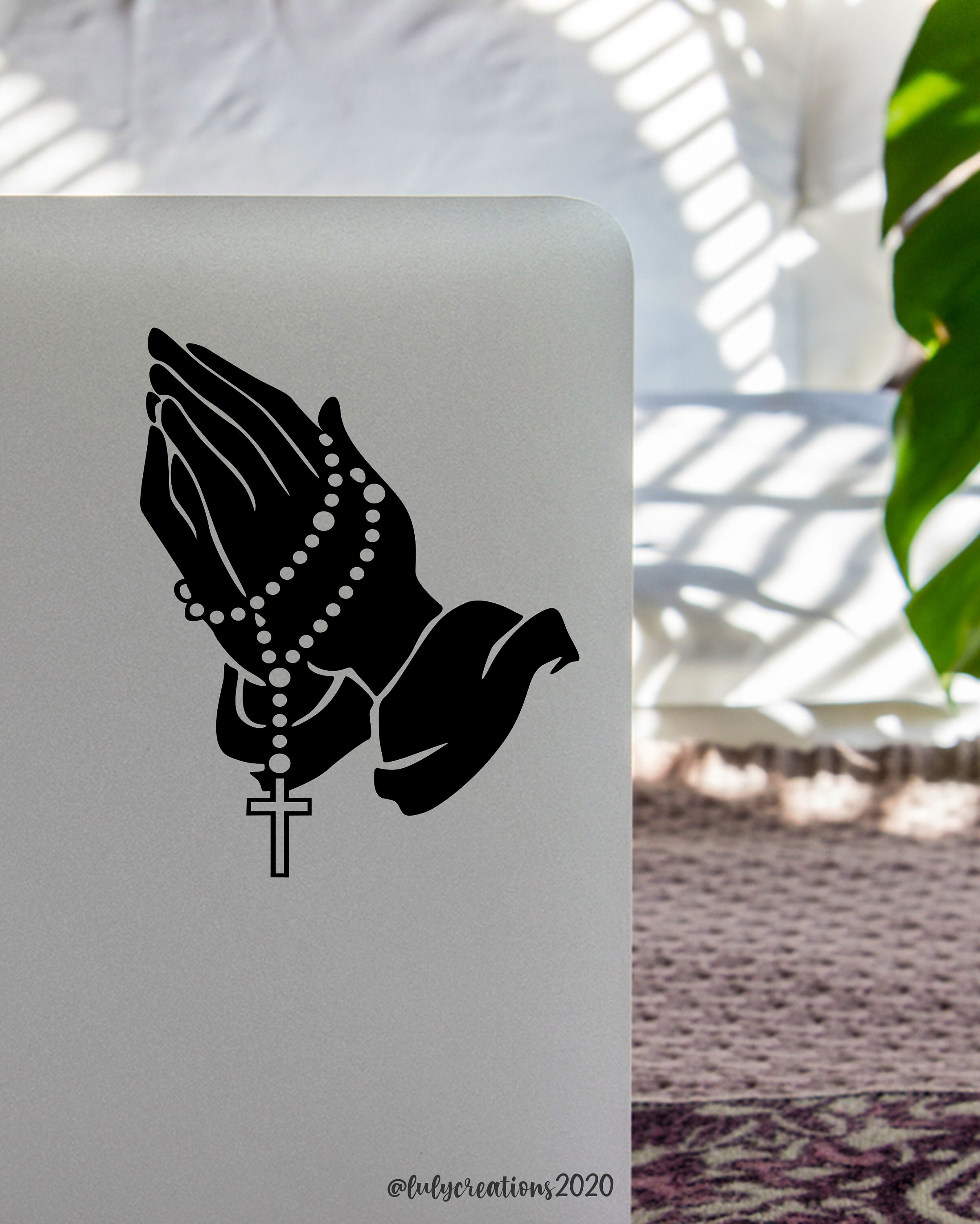 Sticker Bomb Car & Truck Decals & Vinyl Praying Hands Decal Sticker - 6 ...