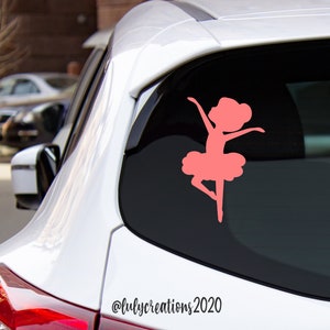 Ballerina Vinyl Decal Ballerina Girl Decal Ballerina Waterproof Sticker ...