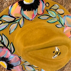 Hand Painted Fedora - Etsy