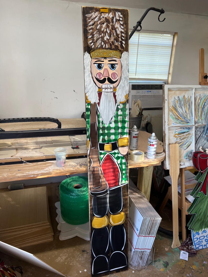 Christmas Nutcracker Door Leaner - Etsy