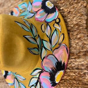Hand Painted Fedora - Etsy