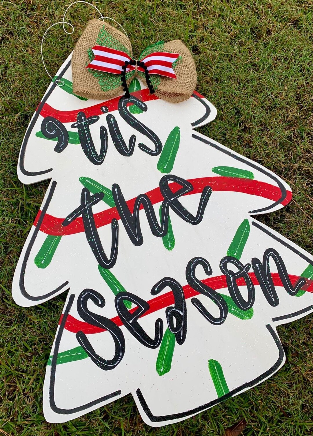 Tis the Season Little Debbie Christmas Tree Door Hanger - Etsy