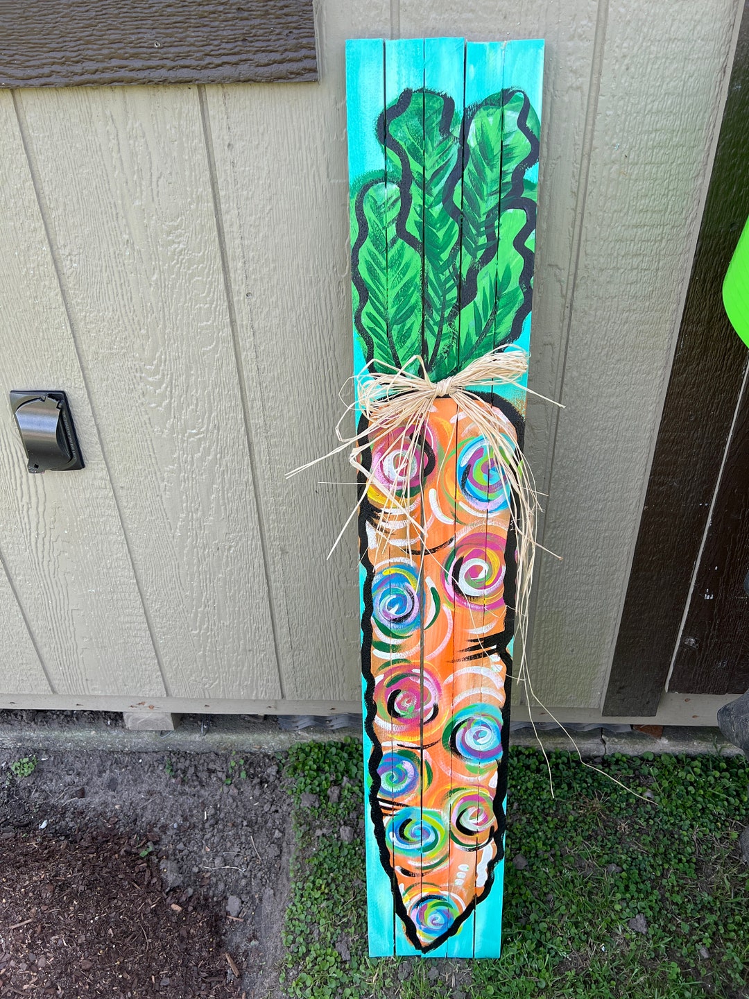 Carrot Door Leaner - Etsy