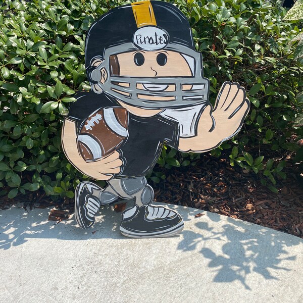 Football Player Yard Signs - Etsy