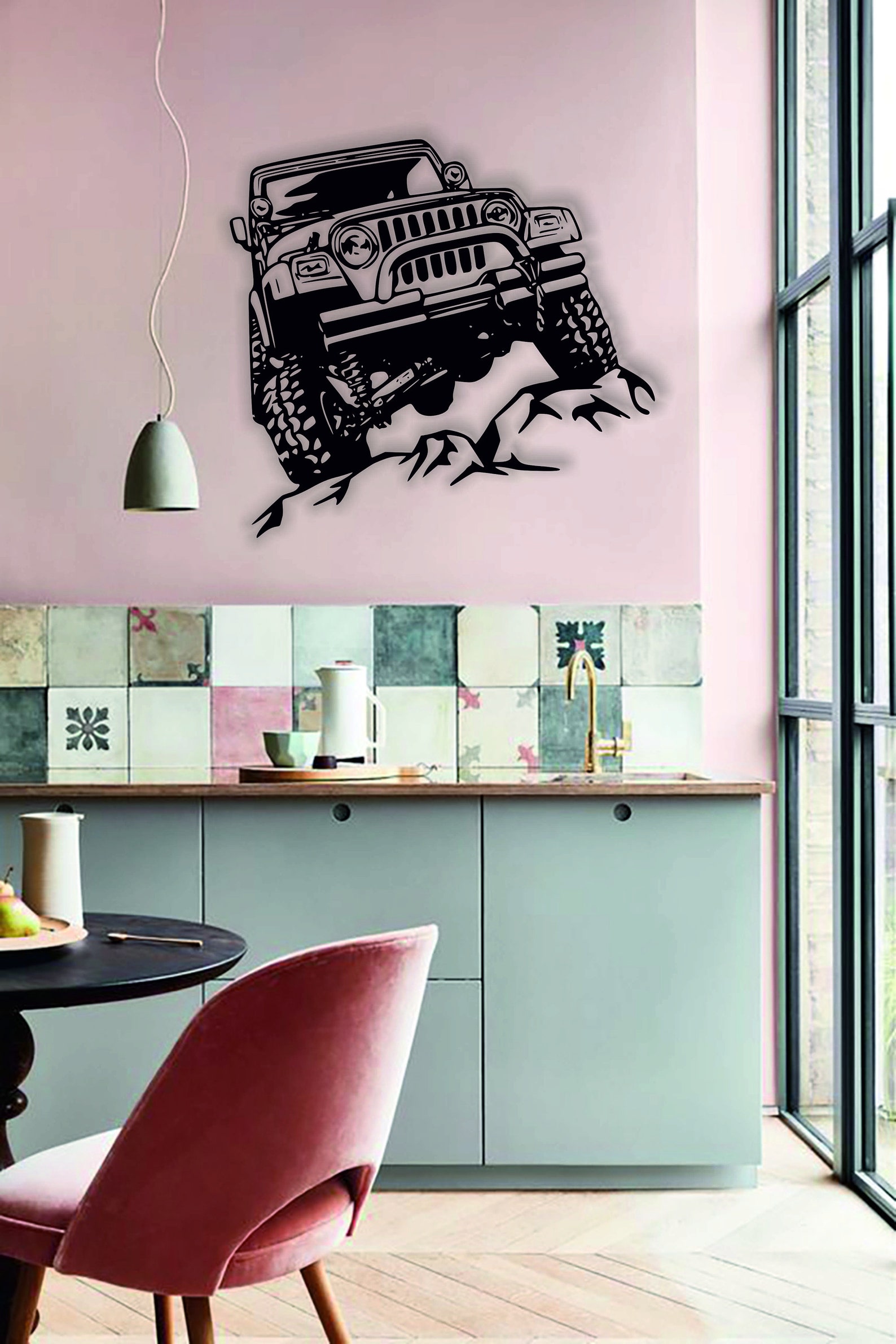 Metal Wall Decoroff Road Theme for Mud | Etsy