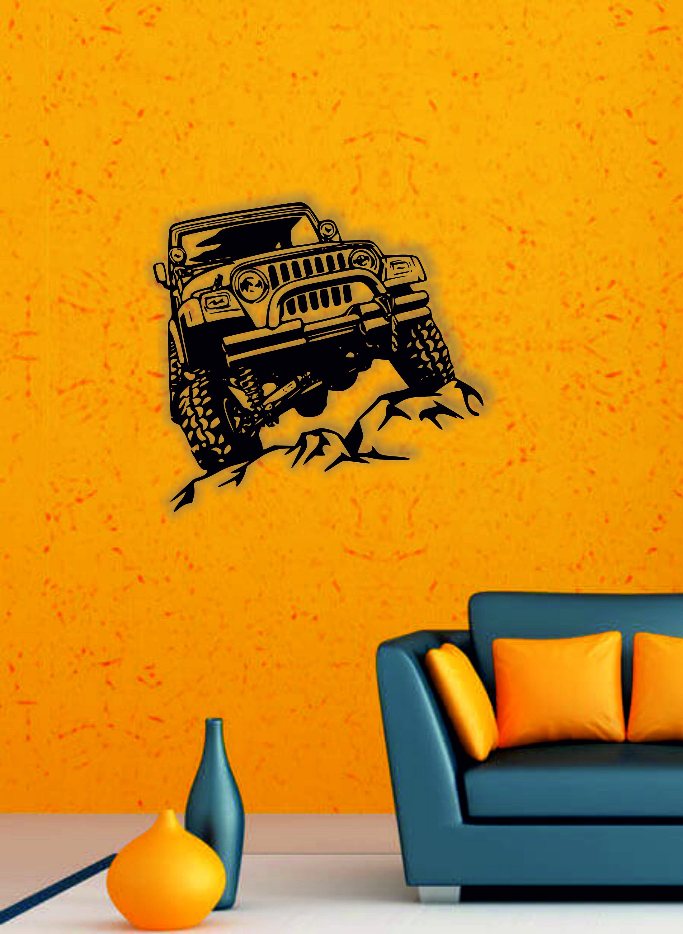 Metal Wall Decoroff Road Theme for Mud | Etsy