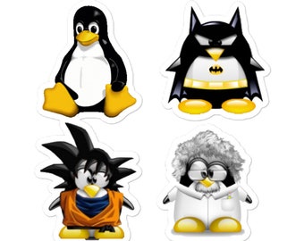 Tux Linux Sticker - Etsy