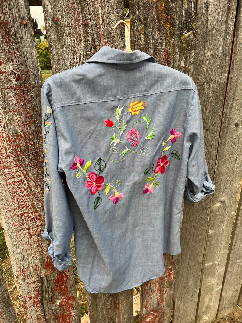 Vintage JC Penney 70s Big Mac Button Up - Etsy