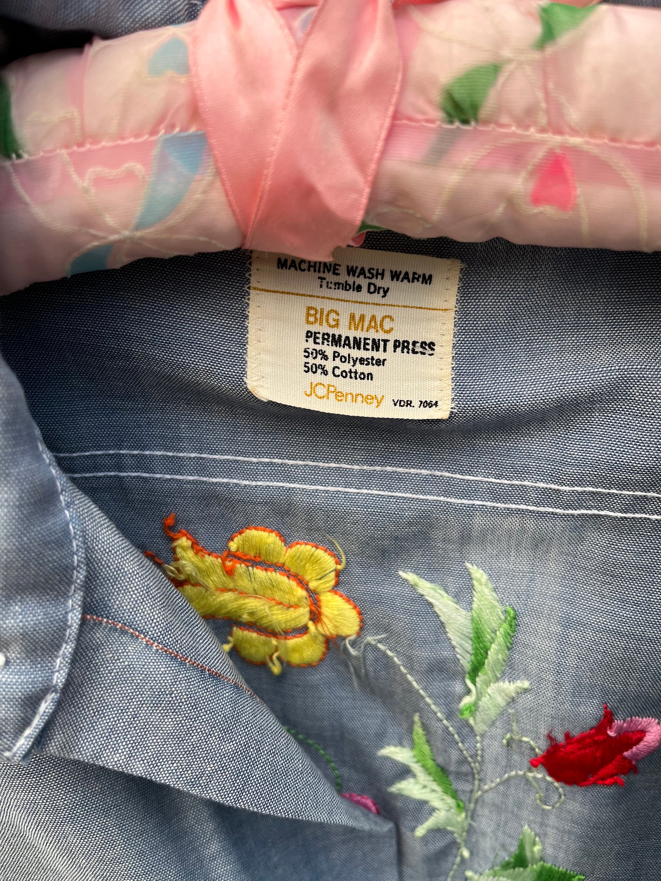 Vintage JC Penney 70s Big Mac Button Up - Etsy