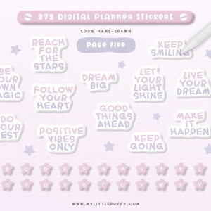 Cute Digital Planner Stickers/ Cute Goodnotes Stickers/ Cute Digital ...