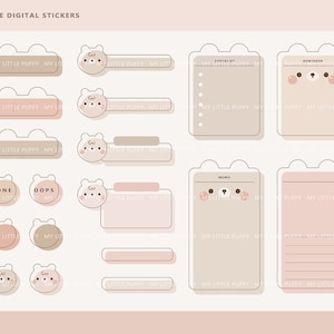 Cute Undated Digital Planner/ Realistic Digital Planner/ Undated ...