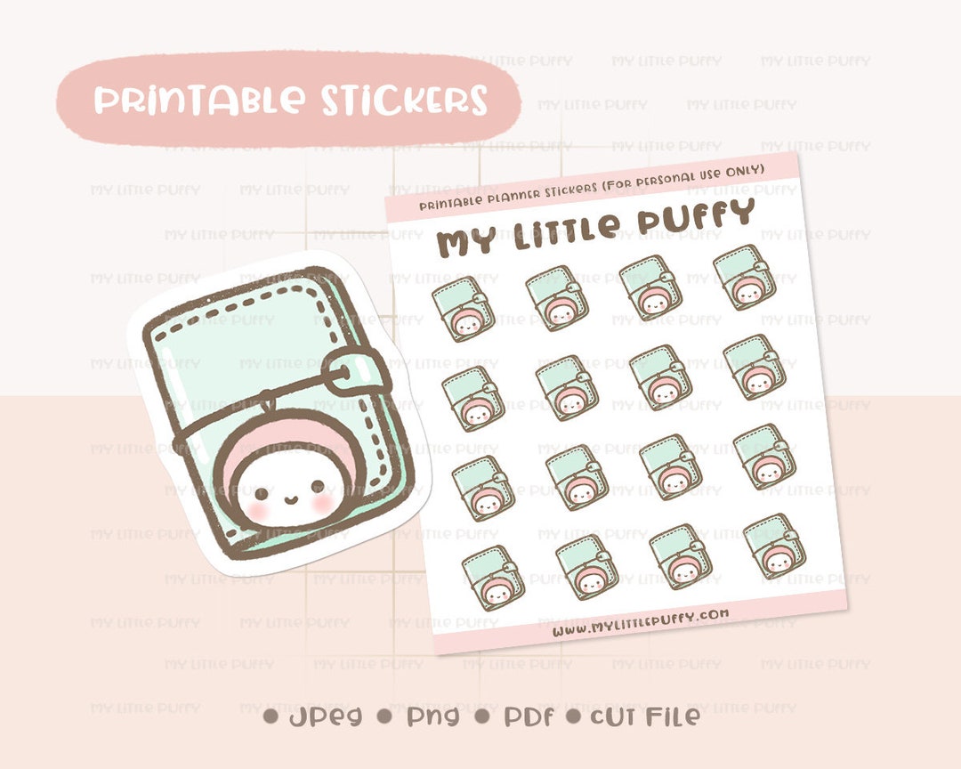 Traveler Note Printable Planner Sticker/ Planning Time Planner Stickers ...