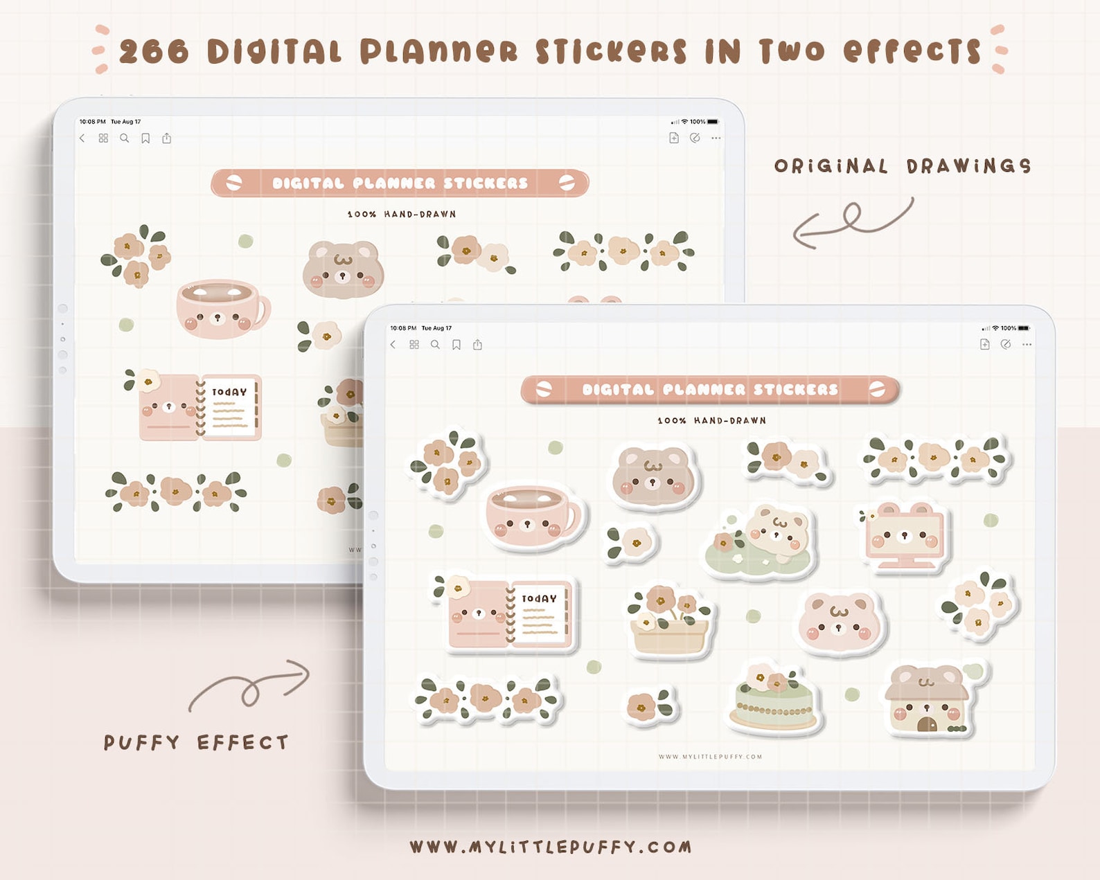 Kawaii Digital Planner Stickers for Goodnotes Planner/ Goodnotes ...