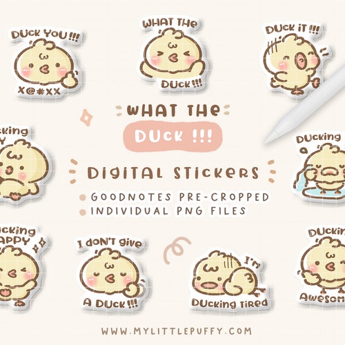 Cute Daily Life Digital Planner Stickers for Goodnotes - Etsy