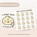 Cute Digital Planner Stickers/ Kawaii Digital Stickers/ Digital Journal ...