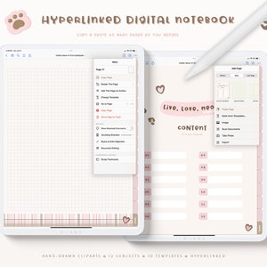 Leopard Digital Notebook Goodnotes/ Digital Notebook With Tabs/ Digital ...