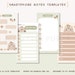 Cute Digital Notes Templates/ iPhone Digital Notes Templates/ Digital ...