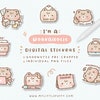 Cute Digital Planner Stickers/ Cute Goodnotes Stickers/ Cute Digital ...