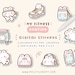 Cute Digital Planner Stickers/ Kawaii Digital Stickers/ Digital Journal ...